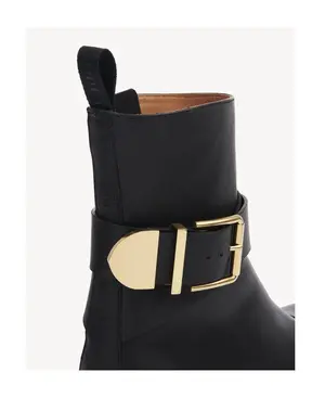 Chloé Owena Ankle Boots With Western Buckles