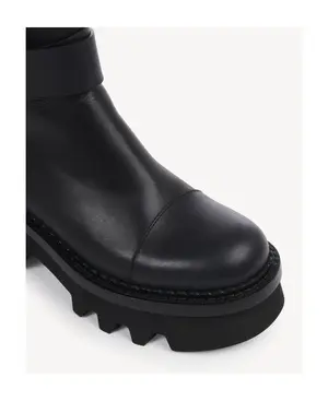 Chloé Owena Ankle Boots With Western Buckles