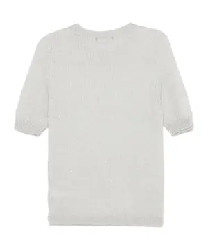 Fabiana Filippi Crew Neck Knitwear With Short Sleeves