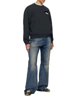 MAISON MARGIELA Logo Patch Crewneck Sweatshirt
