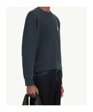 MAISON MARGIELA Logo Patch Crewneck Sweatshirt