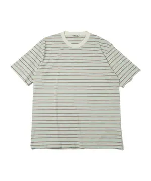 Auralee Striped Crewneck T-shirt