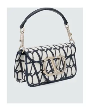 Valentino Garavani Small Locò Monogram Shoulder Bag