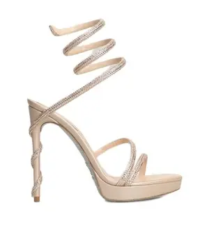 Rene Caovilla Margot Embellished Platform Sandals