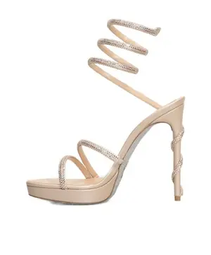Rene Caovilla Margot Embellished Platform Sandals