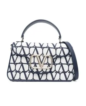 Valentino Garavani Vlogo Monogram-print Tote Bag - White