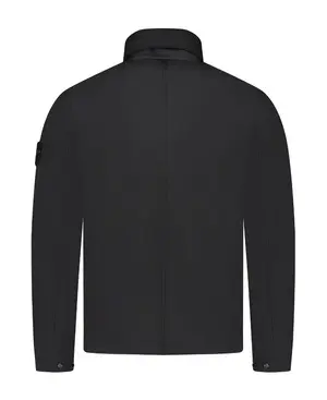 Stone Island High Neck Logo Patch Jacket
