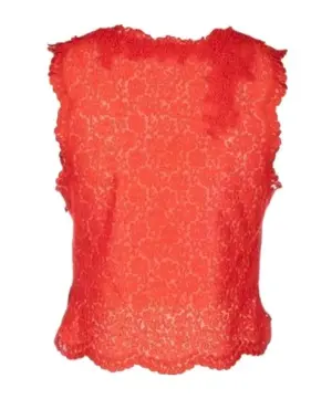 Ermanno Scervino Embroidered Lace Vest