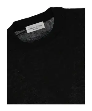 ROBERTO COLLINA Sheer Short-sleeve Knitted Top