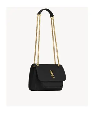 Saint Laurent Niki Logo Plaque Mini Shoulder Bag