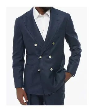 Brunello Cucinelli Double-breasted Linen Suit