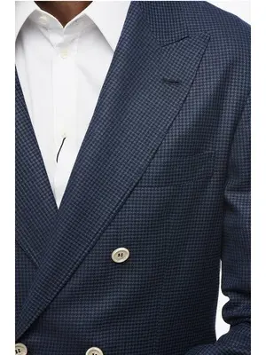 Brunello Cucinelli Double-breasted Linen Suit