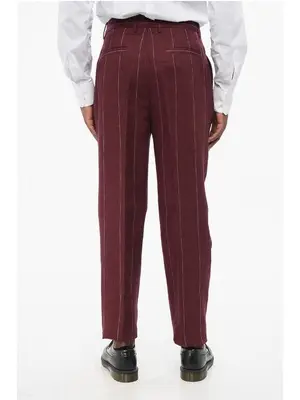 Brunello Cucinelli Pinstripe Linen Suit