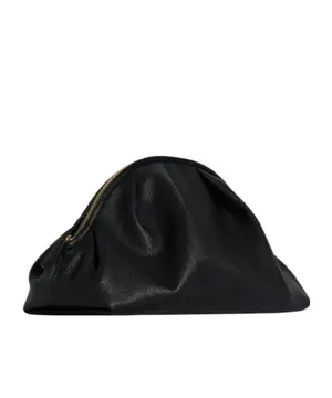 THE ROW Charlotte Clutch Bag - Black