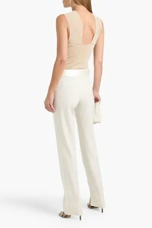 Zimmermann Twisted Ribbed-knit Top