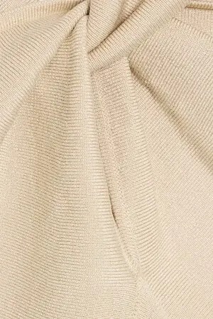 Zimmermann Twisted Ribbed-knit Top