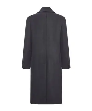 HEVO Double-breasted Herringbone Coat
