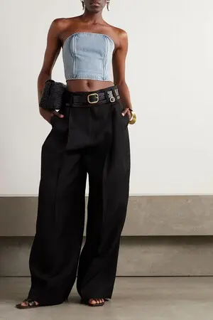 Wardrobe.NYC Strapless Denim Top