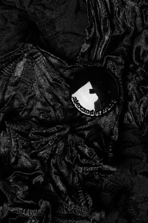 Alexander Wang Cropped Satin Cloqué Cardigan
