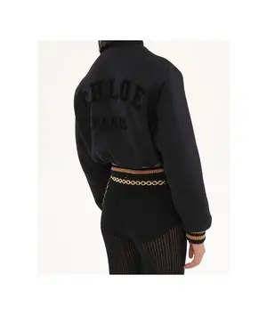 Chloé Long-sleeved Casual Jacket With Embellished Snake Detail
