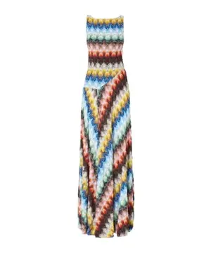 Missoni Sleeveless Maxi Dress With Open Back