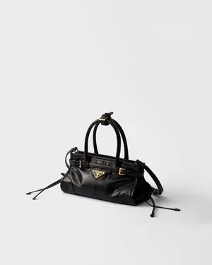 Prada Bonnie Mini Top Handle Bag - Black