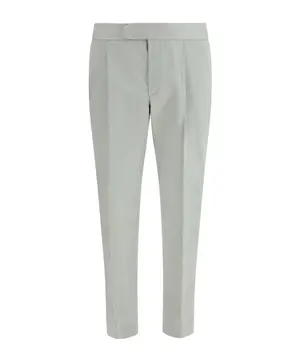 Brioni Tailored Pleat Front Trousers - Gray