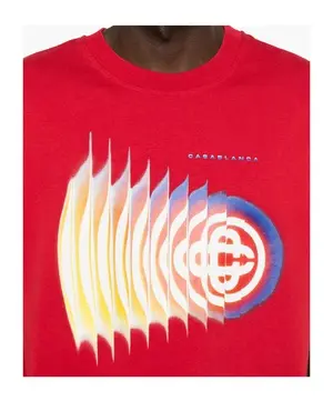 Casablanca Shockwave Cotton T-shirt