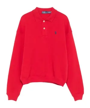 Polo Ralph Lauren Embroidered Logo Polo Shirt - Red