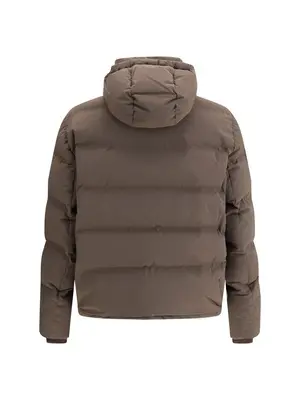 Brunello Cucinelli Zip-up Hooded Down Jacket