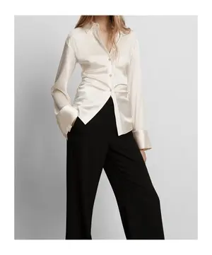 Veronica Beard Shiona Buttoned Top - Ivory