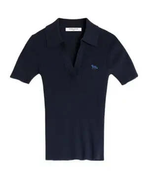 Maison Kitsuné Baby Fox-patch Polo Top
