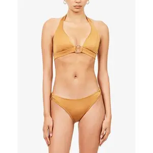 Heidi Klein Atrani Ring Halter Bikini Top