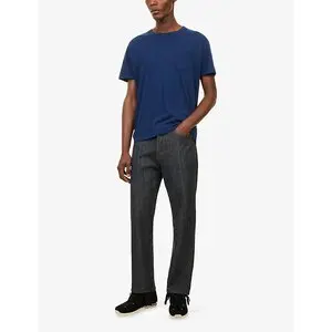 Visvim Ultimate Jumbo Ii Cotton-jersey T-shirt - Navy