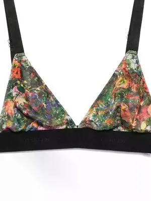OSKLEN Floral-print Triangle Lingerie Set