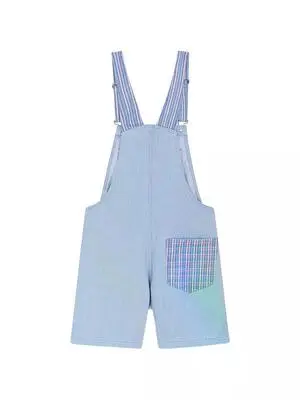 FAVORITE PEOPLE Tagliatelle Short Overalls - Blue