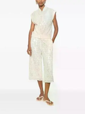 Peserico Sequin Embellished Trousers