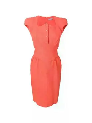 Thierry Mugler Cap Sleeve Pencil Dress