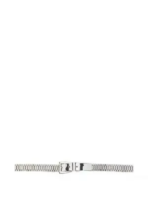 Brandon Maxwell Celeste Watch Metallic Belt