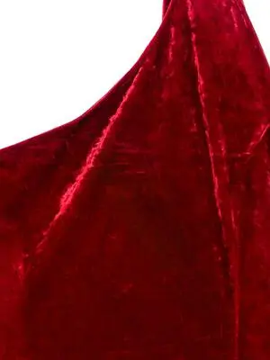 Gianfranco Ferre 1990s One-shoulder Velvet Mini Dress