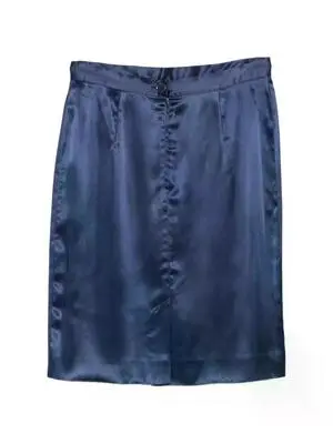 Gianfranco Ferre Satin Midi Skirt