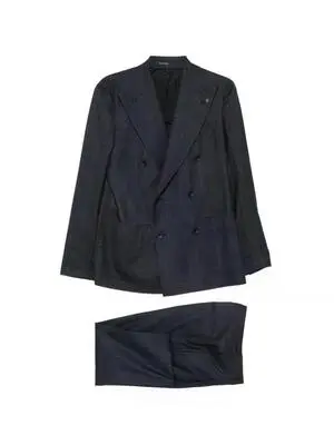 Tagliatore Double-breasted Check Suit
