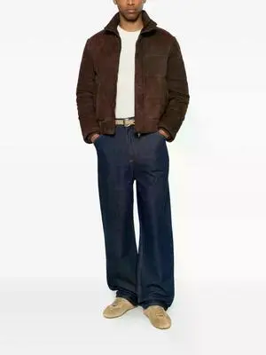 Tagliatore Quilted Suede Jacket