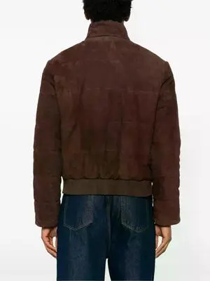 Tagliatore Quilted Suede Jacket