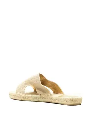 CastaÑer Cut-out Flat Espadrilles