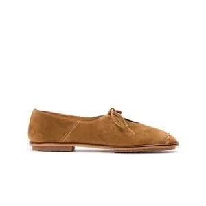 NAGUISA Lavinia Ballerina Flats With Braided Leather Detail