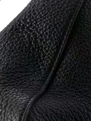 Fendi Selleria Ff Handle Tote Leather Medium Satchel - Black
