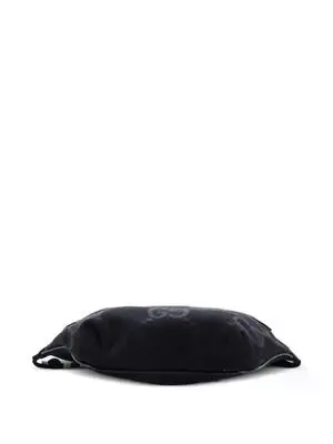 Gucci Jumbo Gg Canvas Large Belt Bag - Black