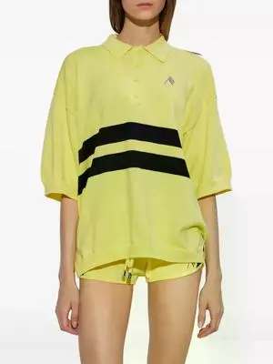 Attico Striped Polo Shirt
