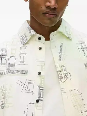 Karl Lagerfeld Rue St-guillaume Printed Shirt